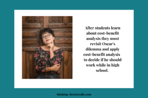 Cost Benefit Analysis Lesson Plan - Thinking Historically