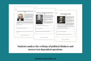 Introduction to Political Philosophers Writing Activity - Thinking ...